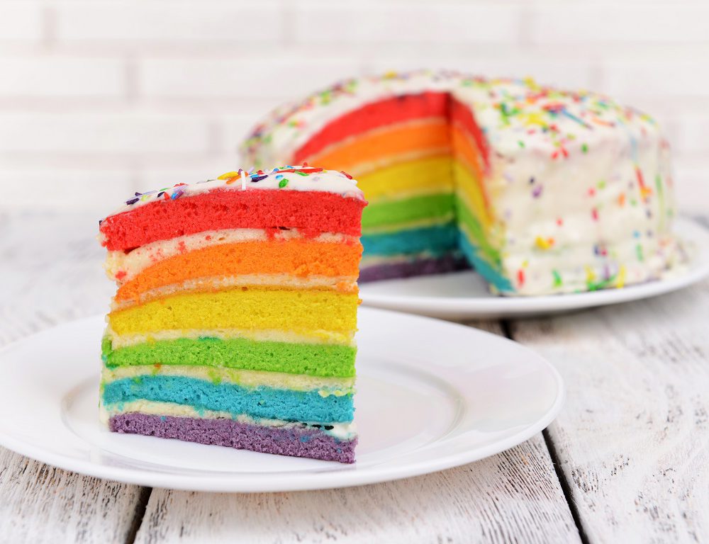 Island Rainbow Cake Recipe My 4 Year Old Asked For A Rainbow Dinosaur